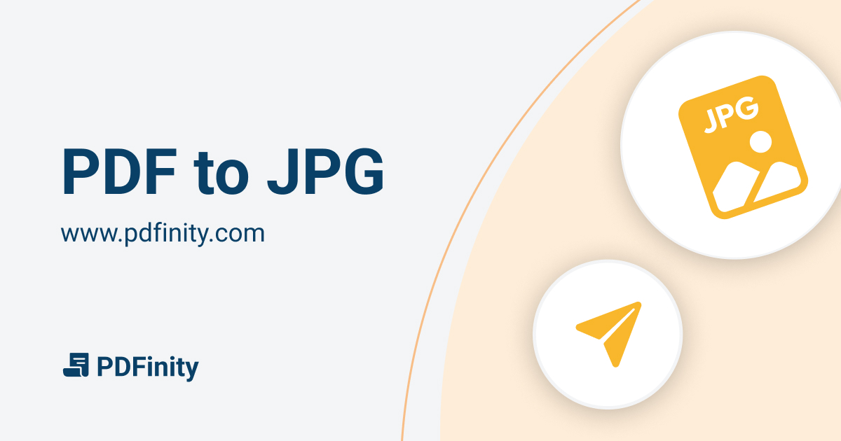 Convierte PDF a JPG | Convertidor de PDF a JPG de PDFinity