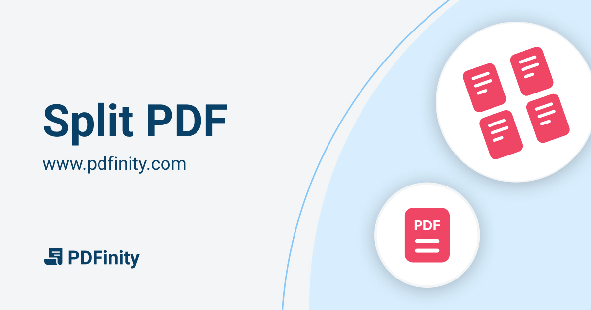 Separador de PDF online | Divide PDF con PDFinity