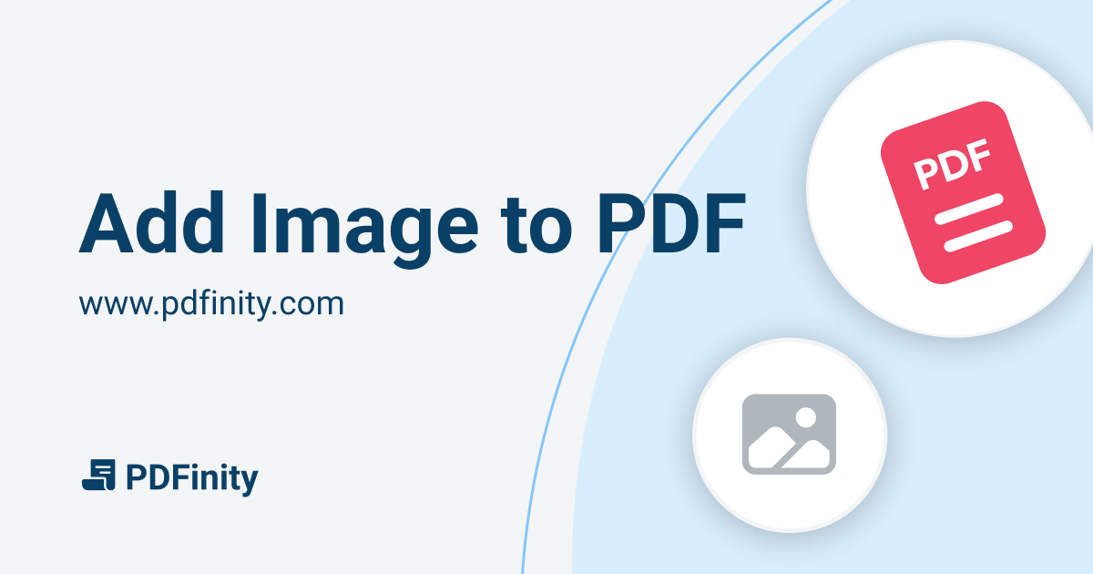 Insert Image into PDF | PDFinity Add Image Tool