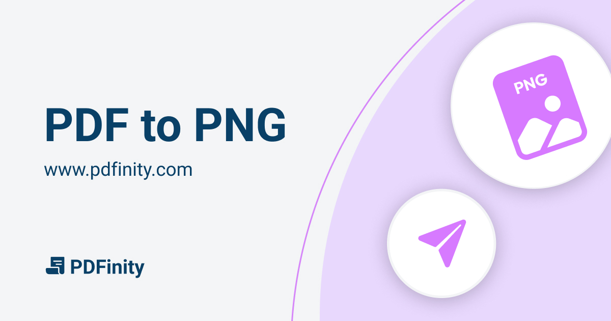 Convierte PDF a PNG | Convertidor de PDF a PNG de PDFinity