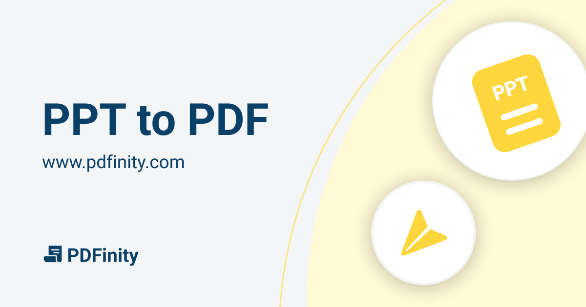 Convierte PPT a PDF | Convertidor de PowerPoint a PDF